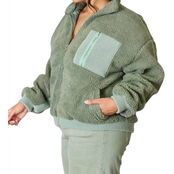 HEIMISH USA | Jackets & Coats | New Heimish Usa Full Size Zip Up ...